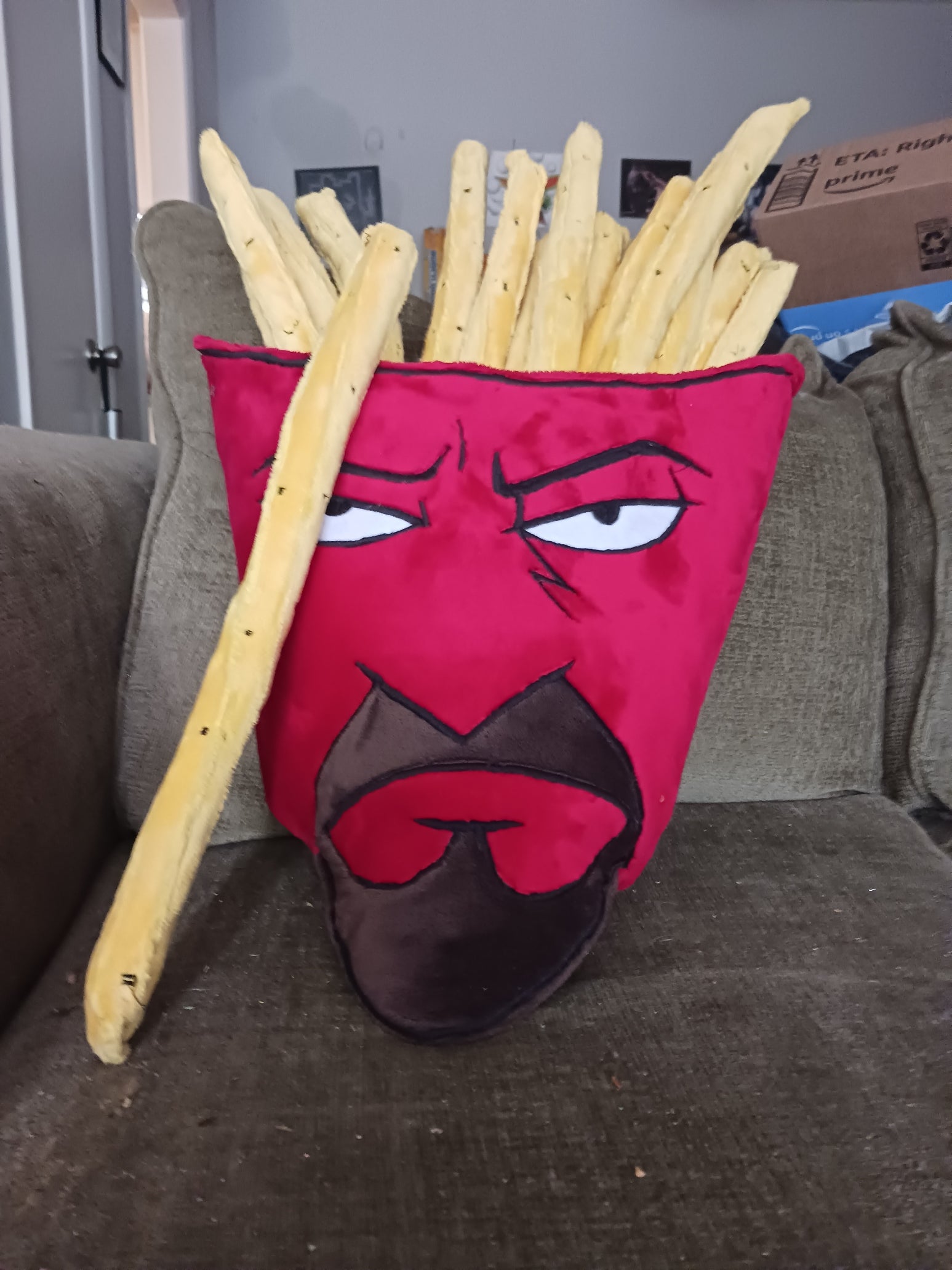 Frylock with removable fries | Carey Means